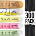 Sugar and Sweetener Assortment Packets, Sugar Packets (300 Pack) with ...