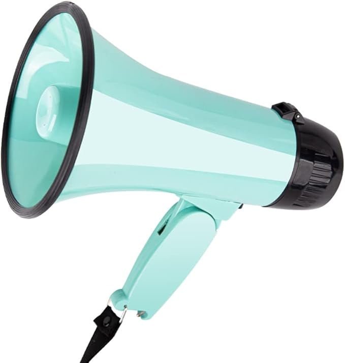 Sugar home Portable Megaphone Bullhorn 20 Watt Power Megaphone Speaker ...