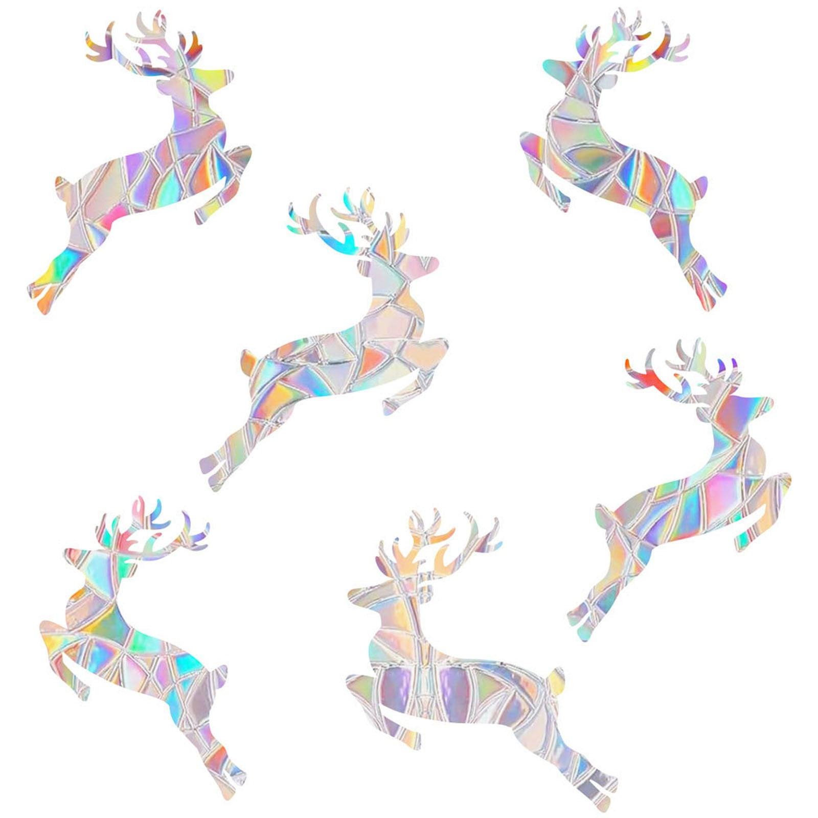 SugarBloom Christmas Stickers for Windows, Anti-Collision Decals to ...