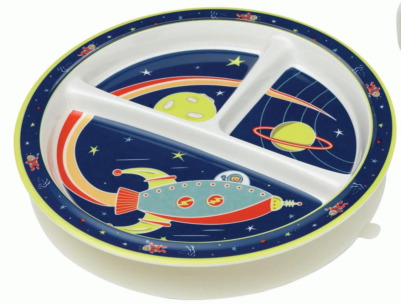SugarBooger Divided Suction Plate Outerspace - Walmart.com