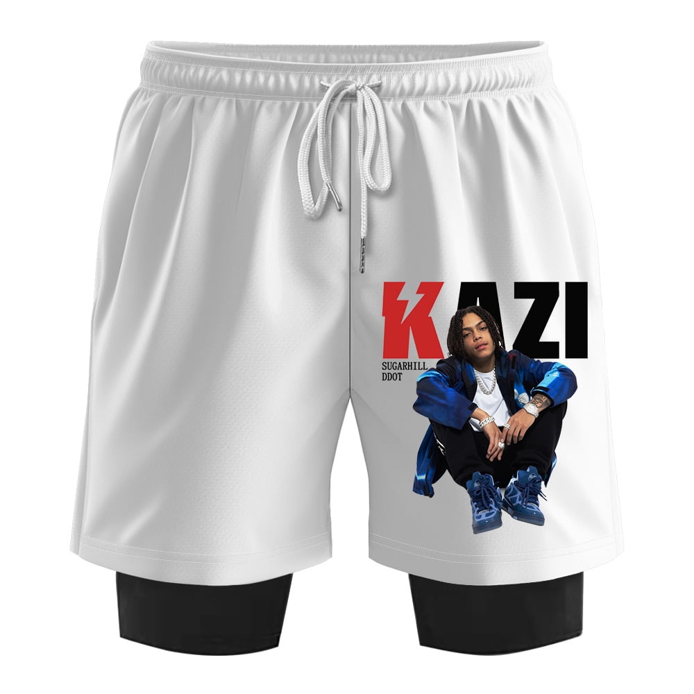 SugarHill Ddot Fake Two Shorts Fashion Men SweatShorts Harajuku ...