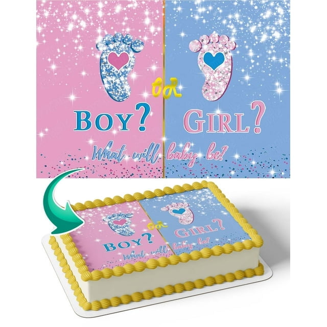 Boy Girl Cake Topper