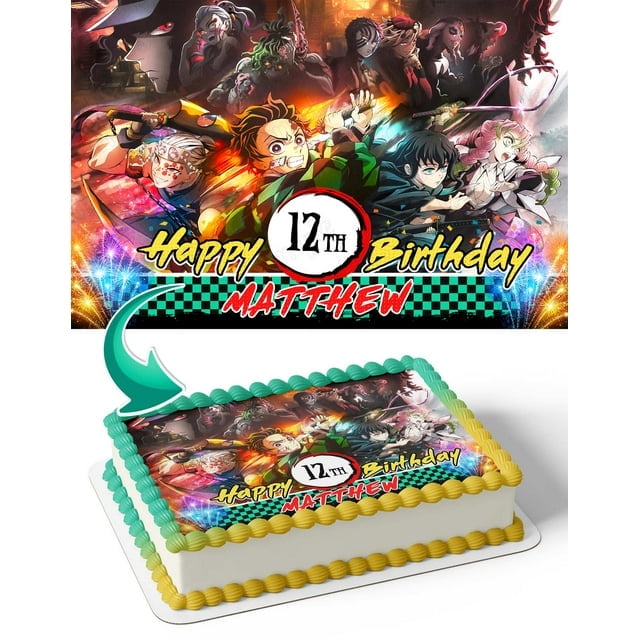 SugarMeLicious Demon Slayer Swordsmith Village Party Image Topper ...