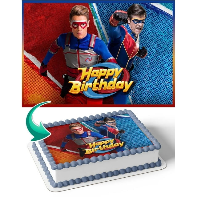SugarMeLicious Henry Danger Cake Image Topper, Personalized 1/4 Sheet ...