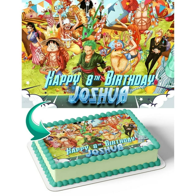 SugarMeLicious One Piece Sabaody Archipelago Edible Cake Topper ...