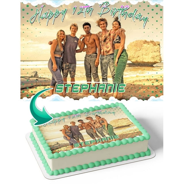 SugarMeLicious Outer Banks Party Image Topper, Personalized 1/4 Sheet ...