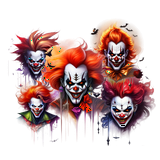 SugarMeLicious Scary Clowns Edible Cake Topper: Personalized 8 Inch ...
