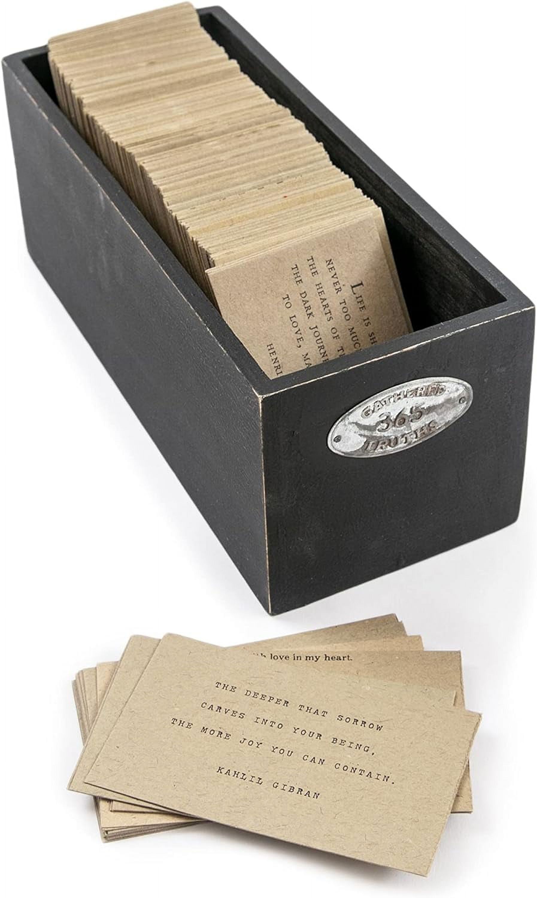 Sugarboo 365 Gathered Thoughts Box: Handcrafted Affirmation Cards for ...