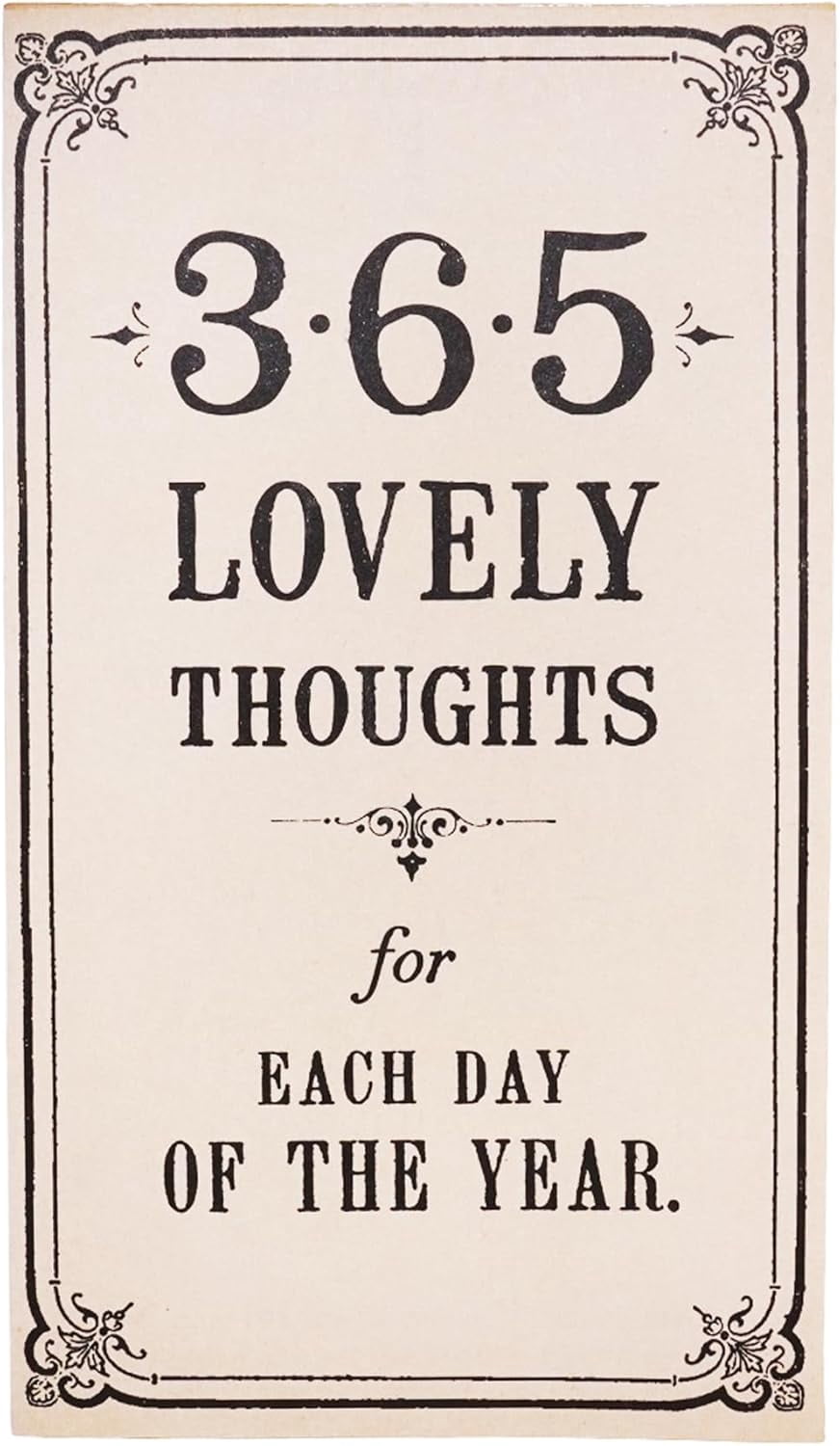 Sugarboo 365 Lovely Thoughts Calendar Pad, An Inspirational Quote For ...