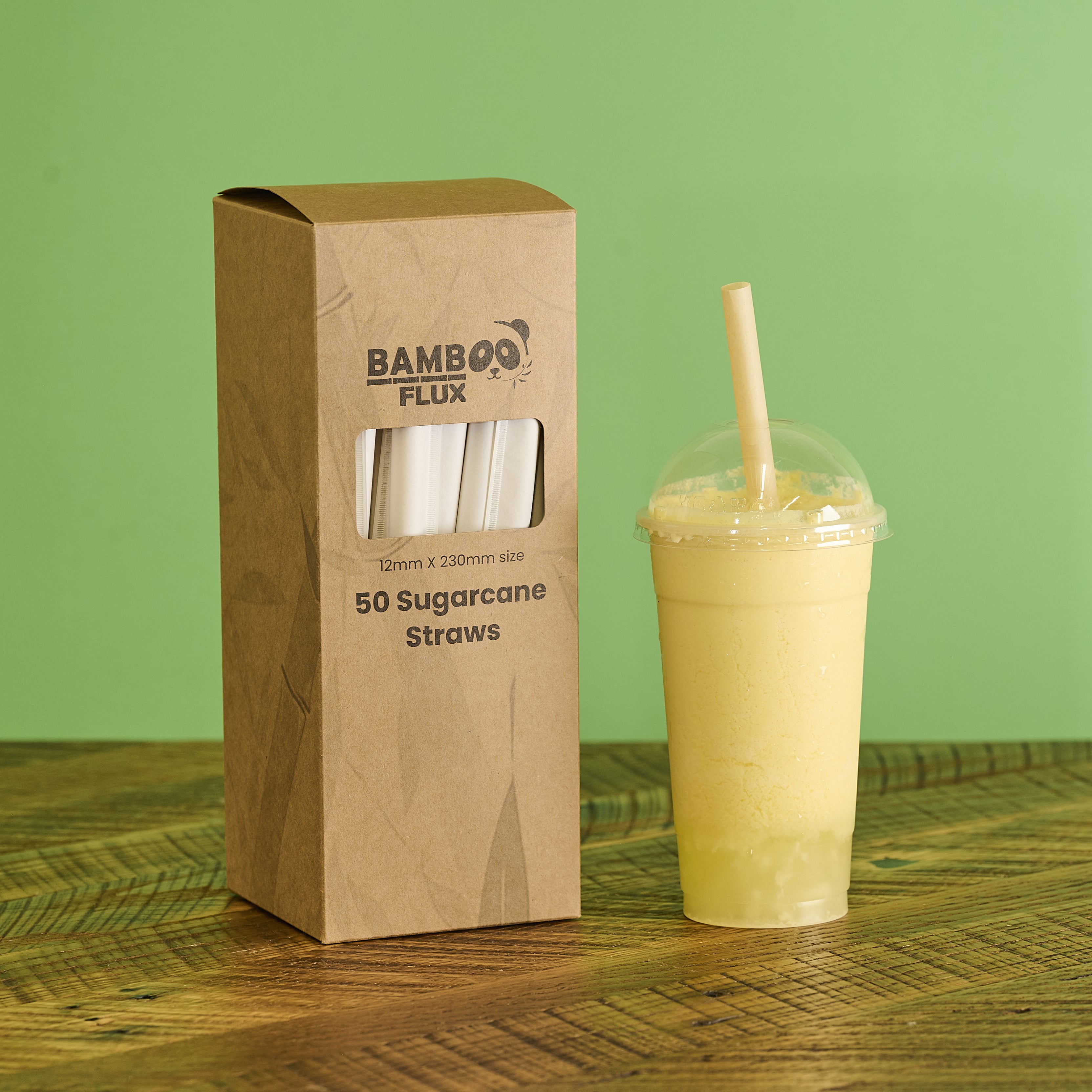 Sugarcane Drinking Straws [100 count], 100% Disposable, biodegradable ...