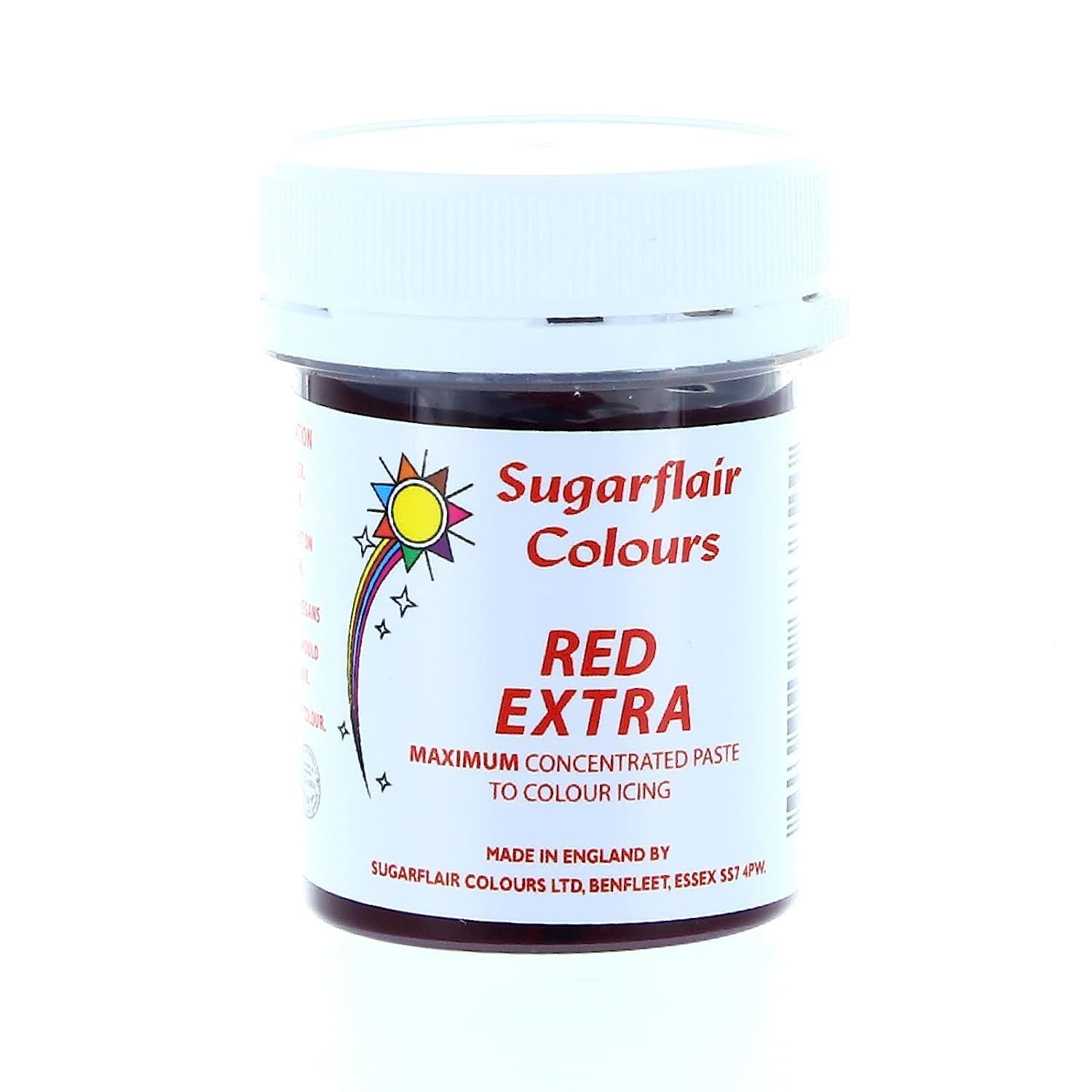 Sugarflair Maximum Concentrated Paste Edible Food Colouring 42g - Red ...