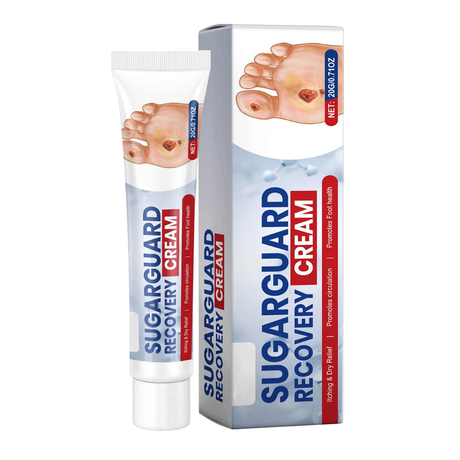 Sugarguard Remove Cream 20g/0.71oz - Itching & Dry Relief, Promotes ...