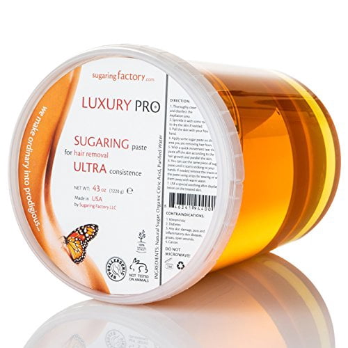 Sugaring Paste Hair Removal - Ultra Luxury Wax for All Body, Universal ...
