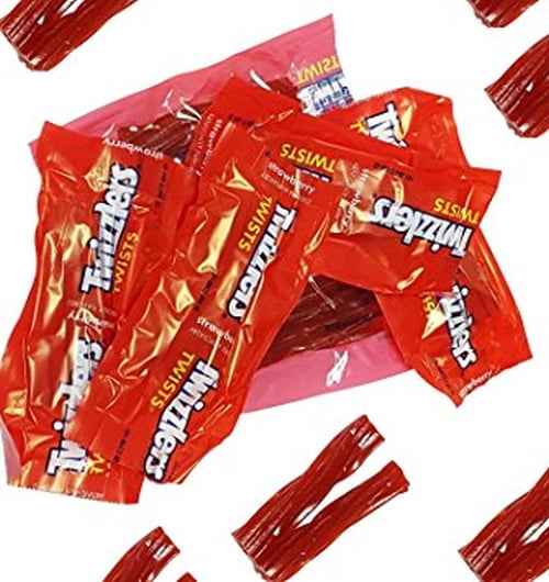 Sugarman Candy Strawberry Flavored Twizzlers Twists - Soft Licorice ...