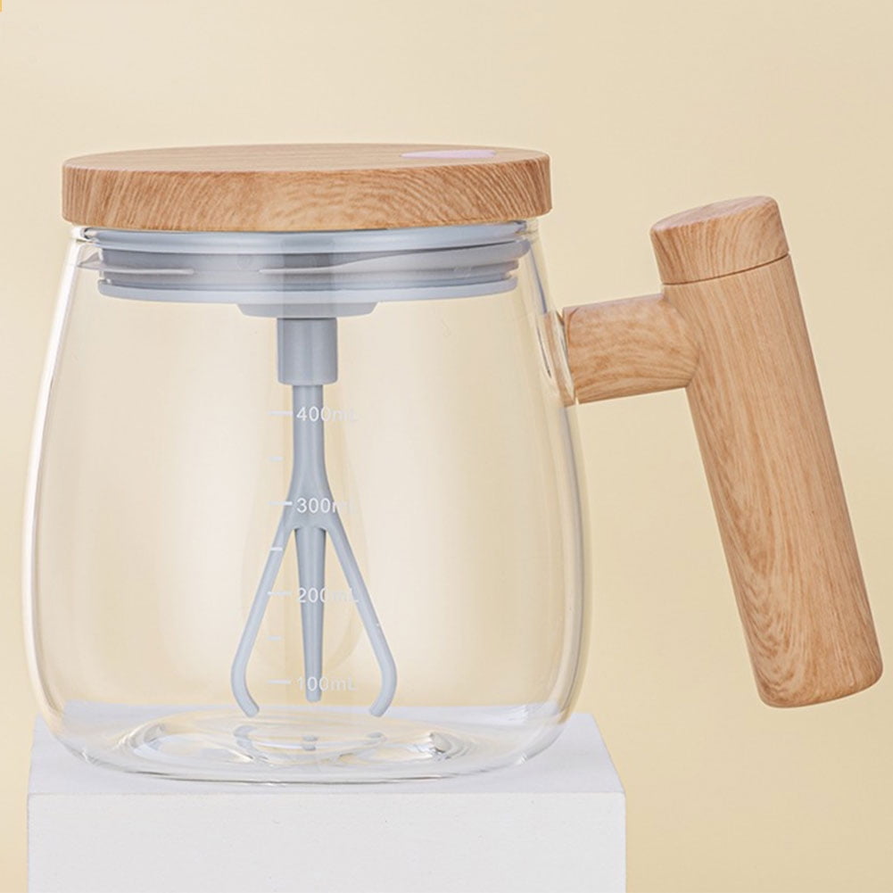Sugarty Self Stirring Mug Waterproof Electric Mixing Cup 400ML Glass ...