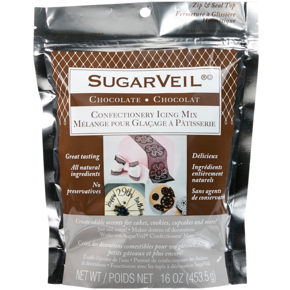 Sugarveil Confectionery Icing Mix 16oz-chocolate - Walmart.com
