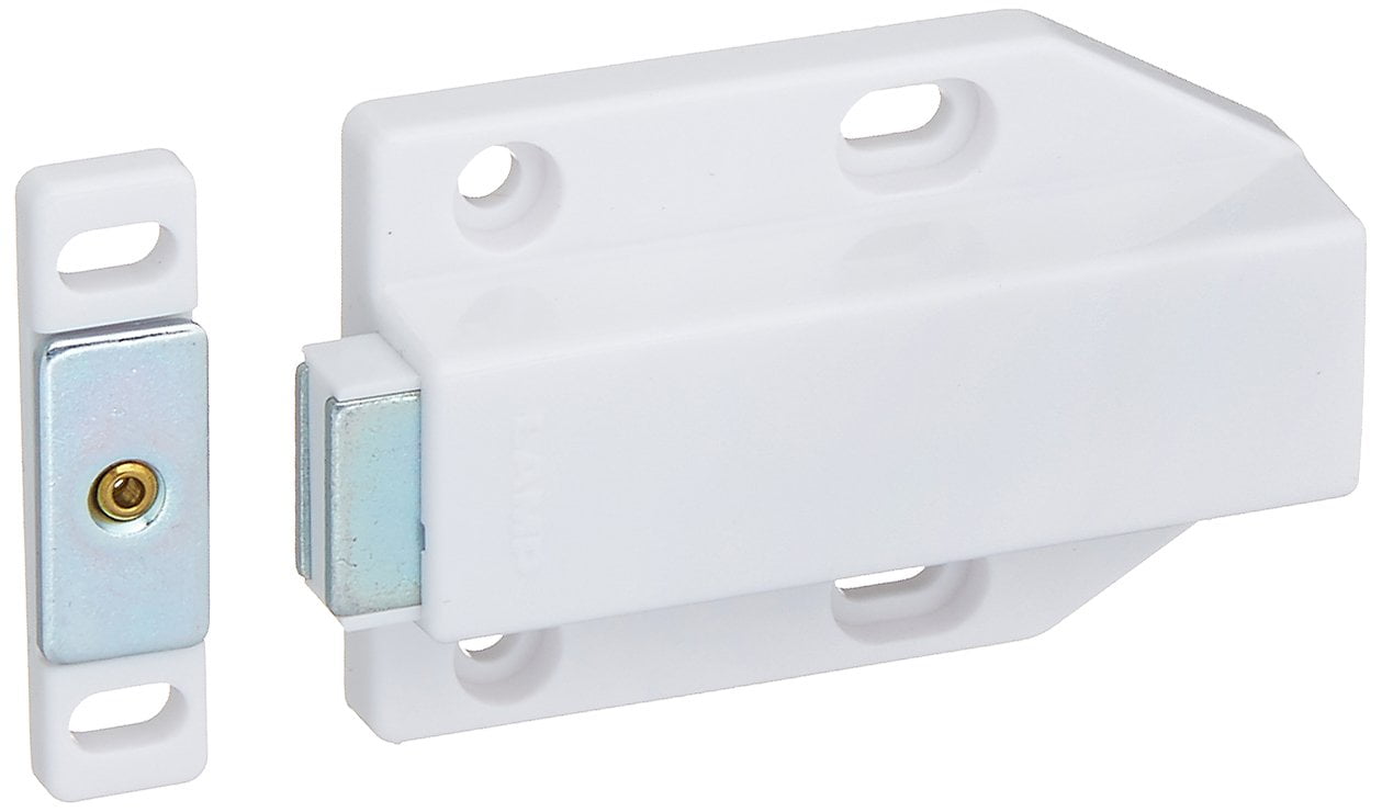 Sugatsune - FBA_ML120WHT Touch Latch Magnetic (Long Stroke) for Large ...