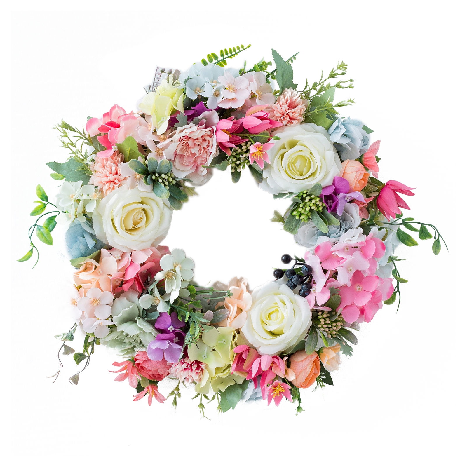 Sugeryy Hanging Garland Wreath Multicolor Wedding Decoration Home Decor ...