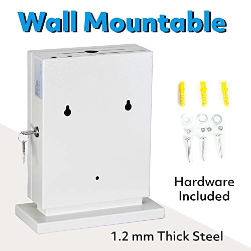 Suggestion Box with Lock with Wall Mount Option - Use as Offering Box ...