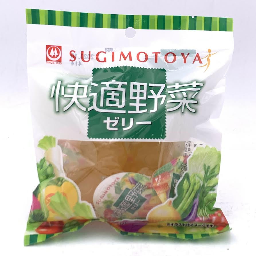 Sugimotoya Comfortable Vegetable Jelly 110g (22g x 5pc) - Walmart.com