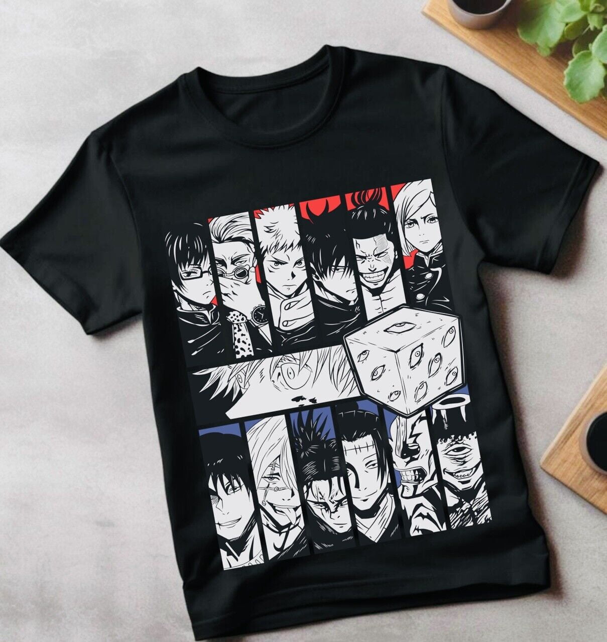 Suguru Geto T-shirt Jujutsu Kaisen shirt Getou jjk Anime Black shirt ...