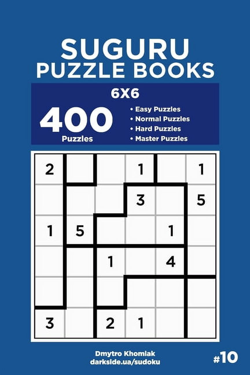 Suguru Puzzle Books: Suguru Puzzle Books - 400 Easy to Master Puzzles ...
