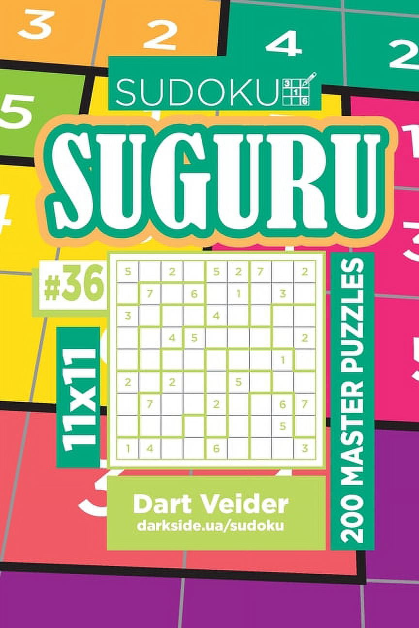 Suguru: Sudoku Suguru - 200 Master Puzzles 11x11 (Volume 36) (Series ...
