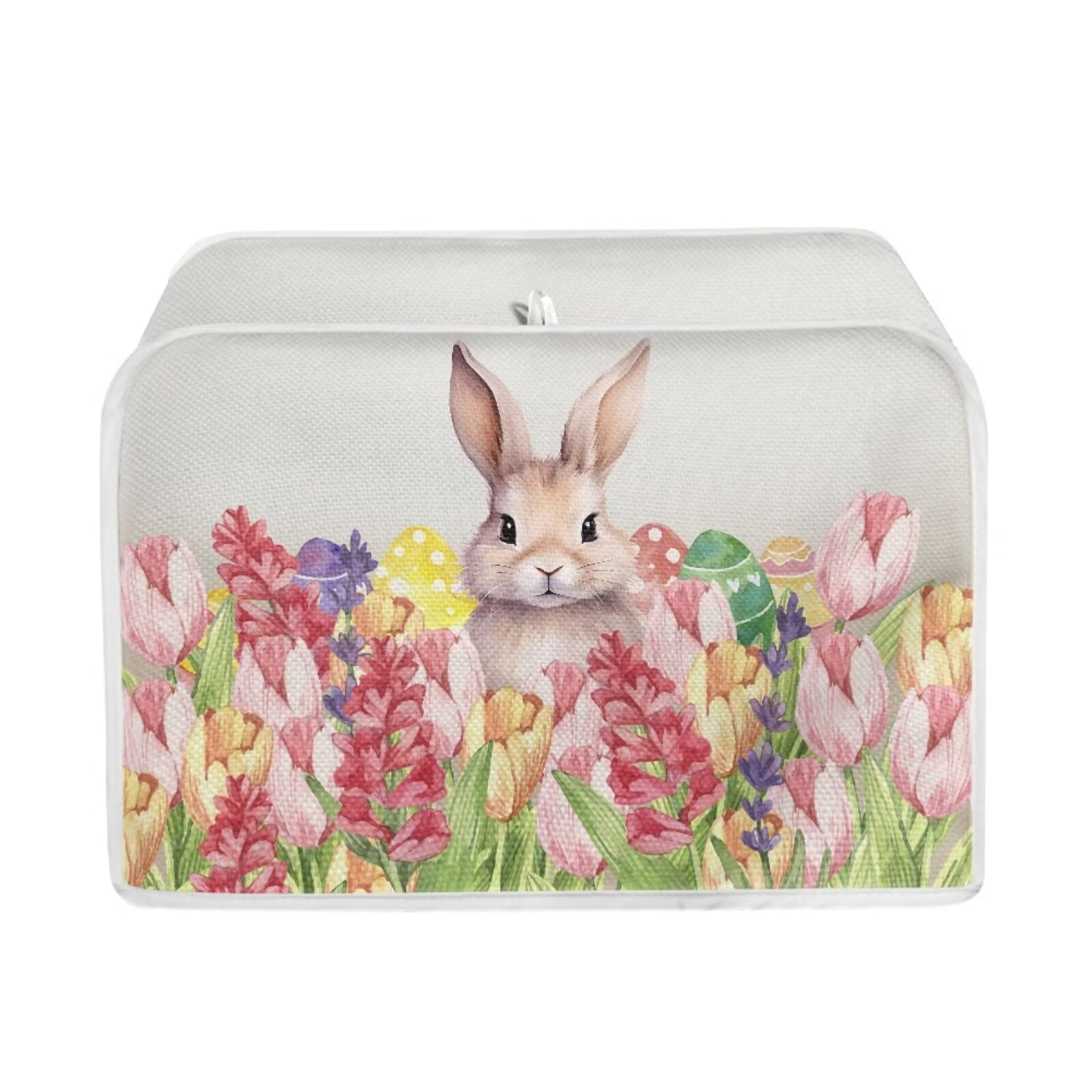 Suhoaziia 2 Slice Toaster Covers for Kitchen Easter Dustproof Toasters ...