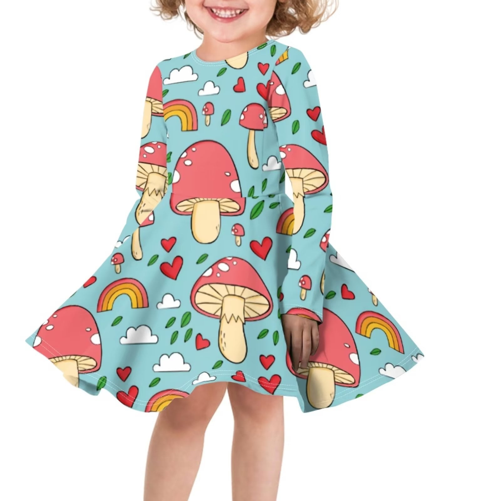 Suhoaziia Blue Princess Dress Up Clothes for Little Girls Size 7-8 ...