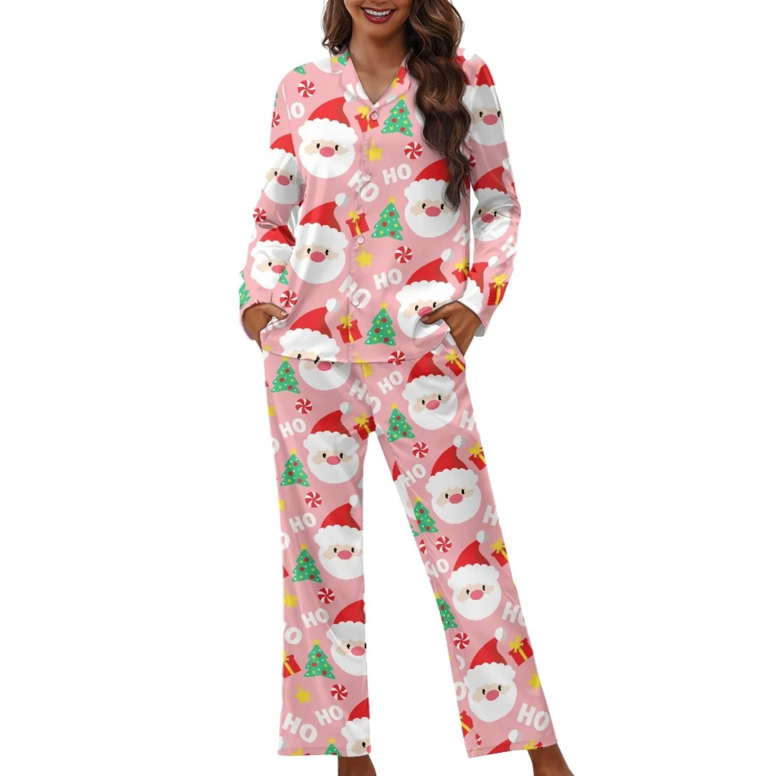 Suhoaziia Christmas Nightwear for Women Sleepwear Size 4XL Nightgown ...