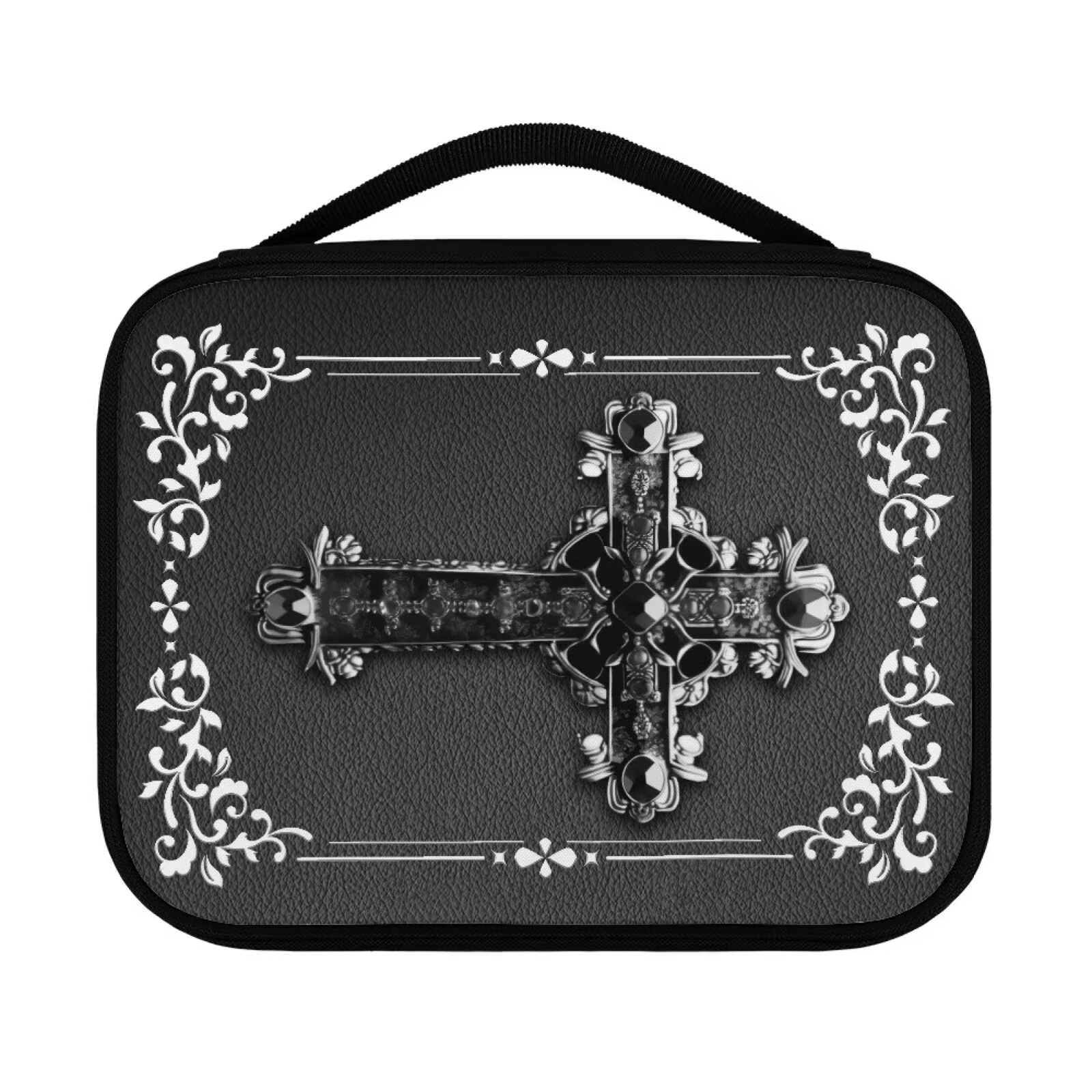 Suhoaziia Cross Bible Study Tote Bag Multi-Functional Stationery Pencil ...