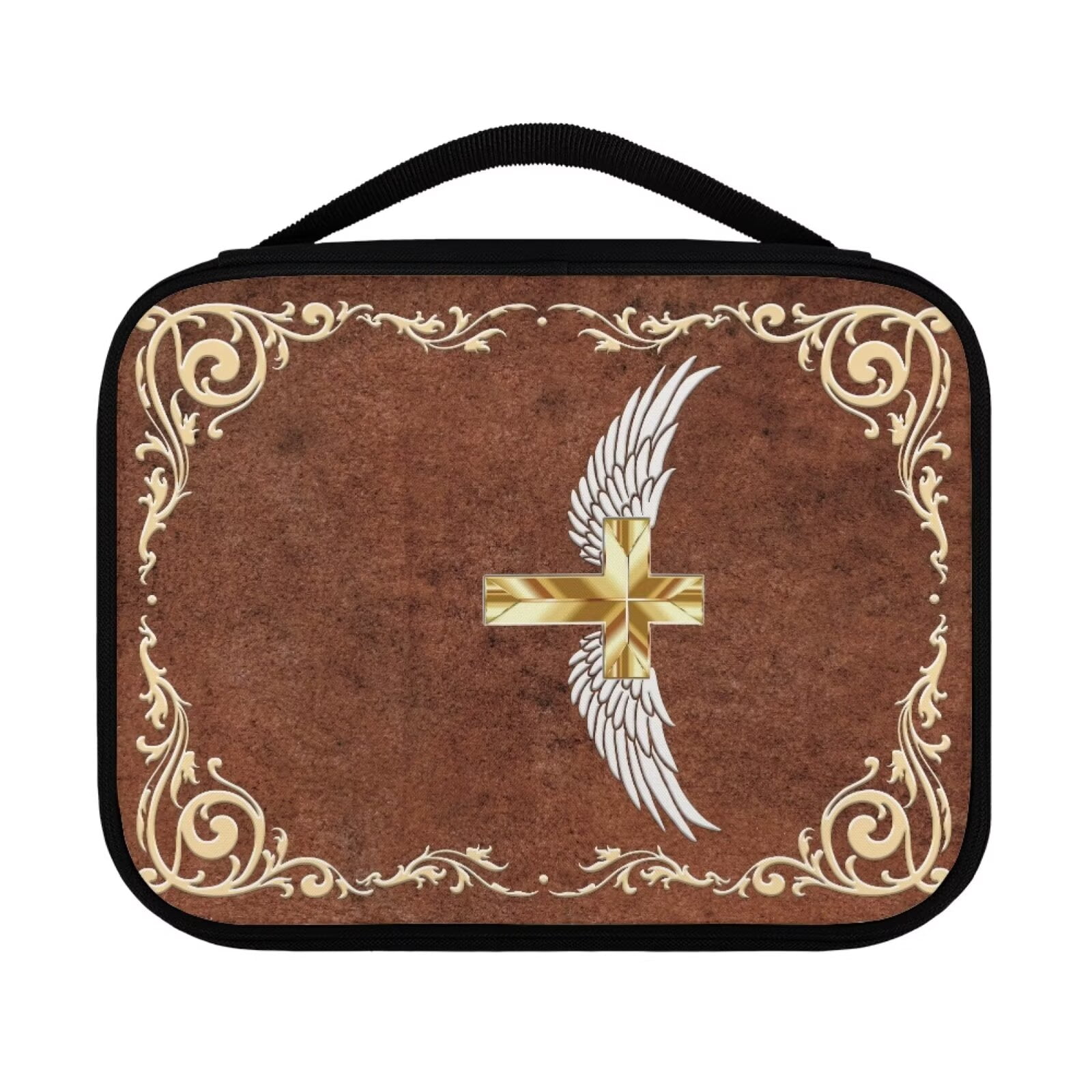 Suhoaziia Cross Wings Large Bible Covers for Women Carrying Book Case ...