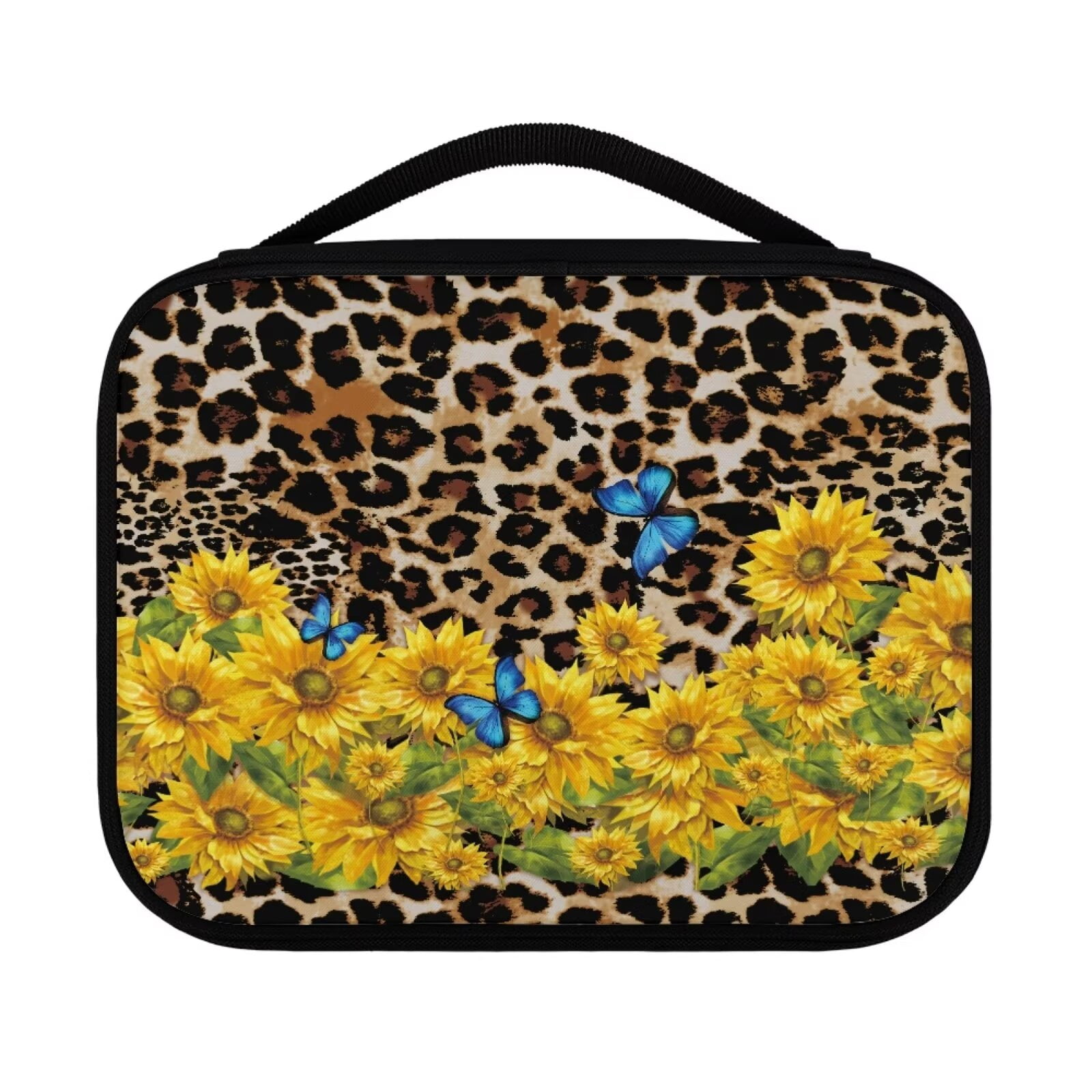 Suhoaziia Leopard Pattern Sunflower Bible Covers for Women Patriotic ...