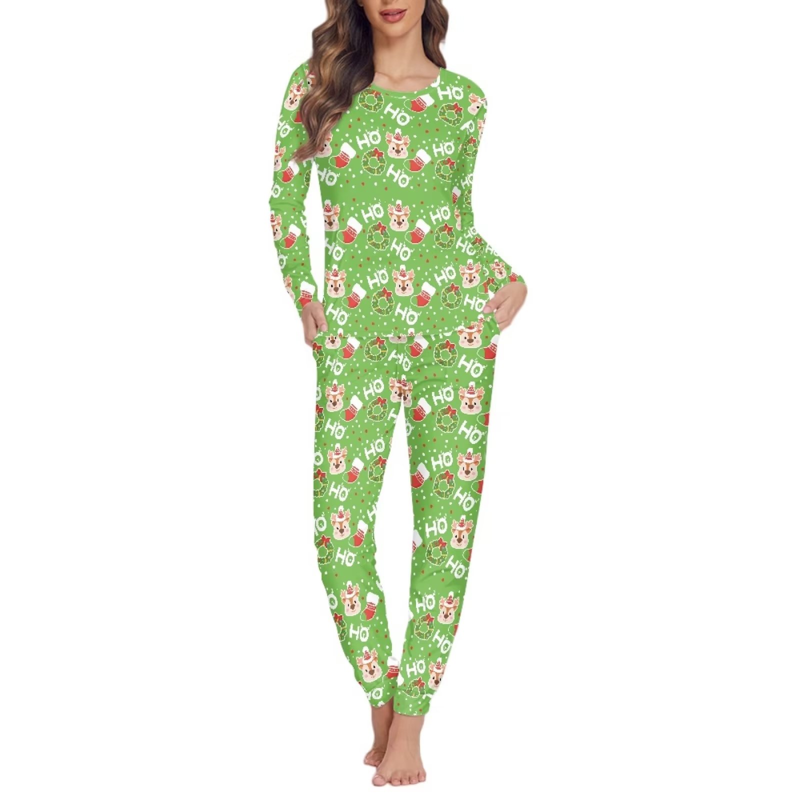 Suhoaziia Pajama Pants Aesthetic Nightwear Stretchy Durable Matching ...