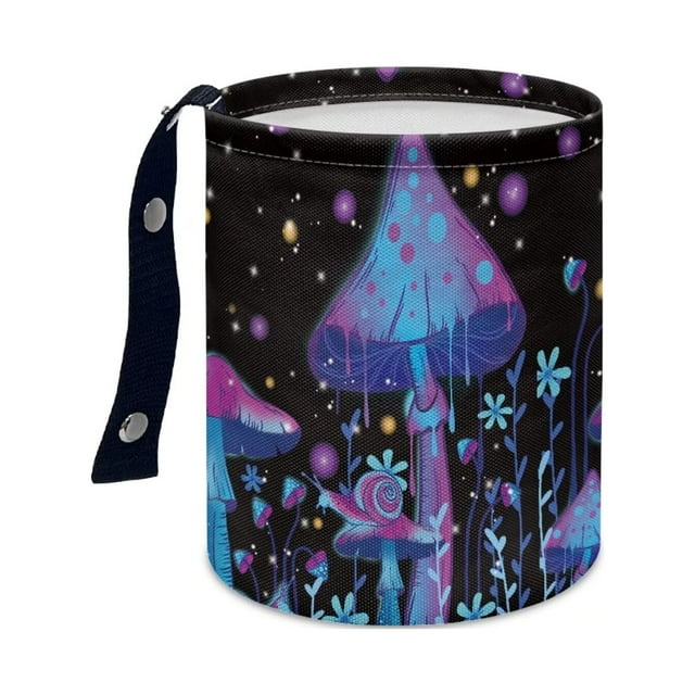 Suhoaziia Psychedelic Trippy Mushroom Car Trash Bin Center Console Leak ...