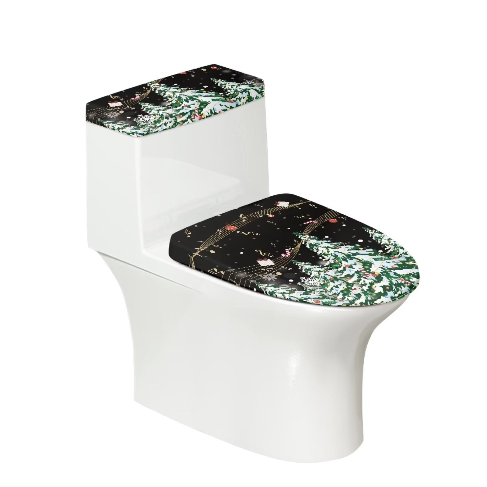 Suhoaziia Toilet Tank Cover Sets for Bathroom Splash Resistant to Keep ...