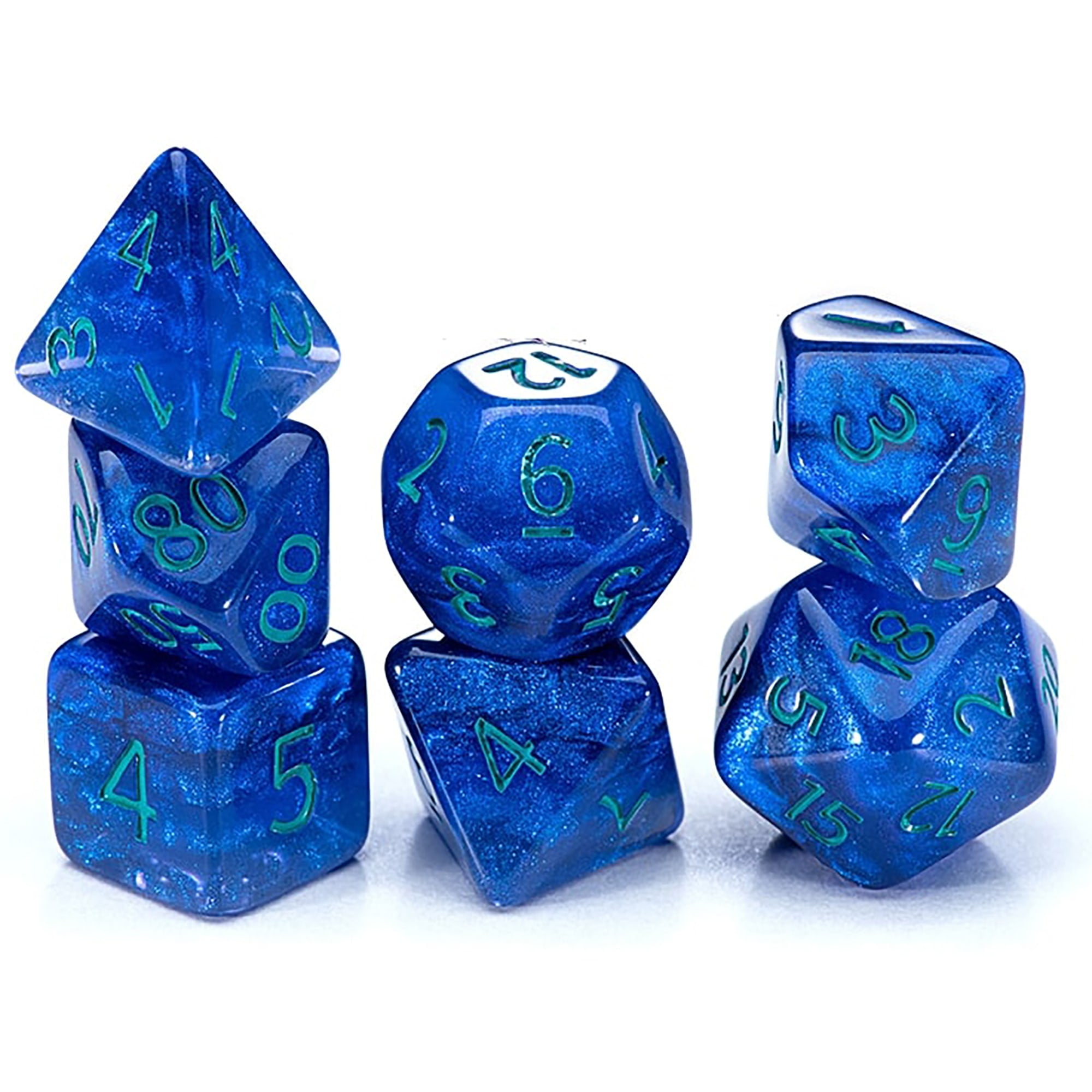 Sui Generis Holographic Glitter Dice Set, 7 Pieces - Walmart.com