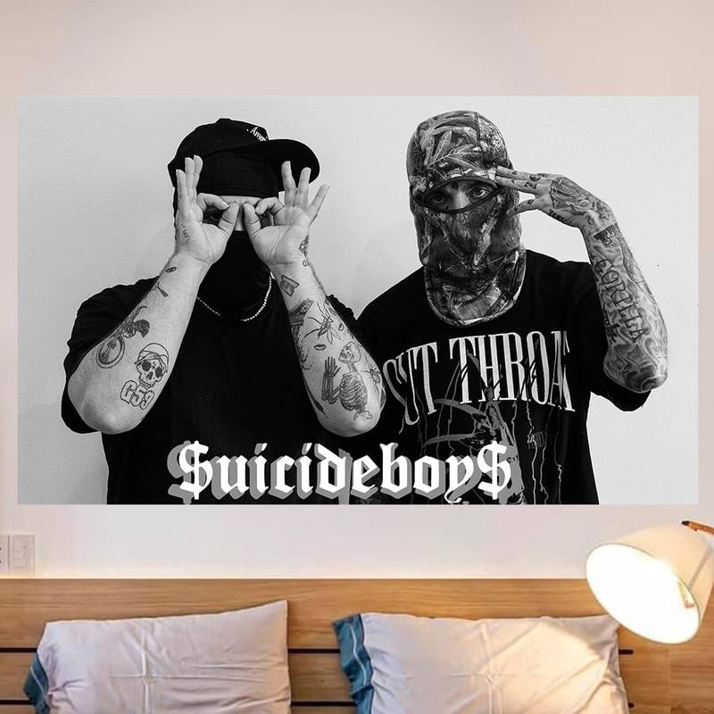 Suicide Music Boys Flag America Pop Singer Banner Wall Tapestry Poster ...