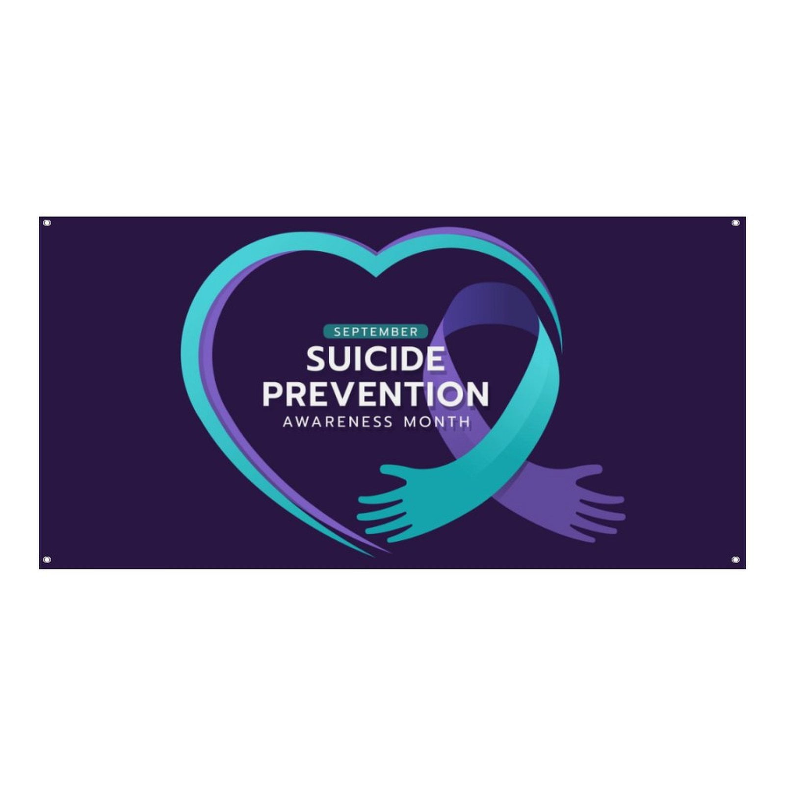 Suicide Prevention Awareness Banners Flag Hanging Backdrop Sign Wall ...