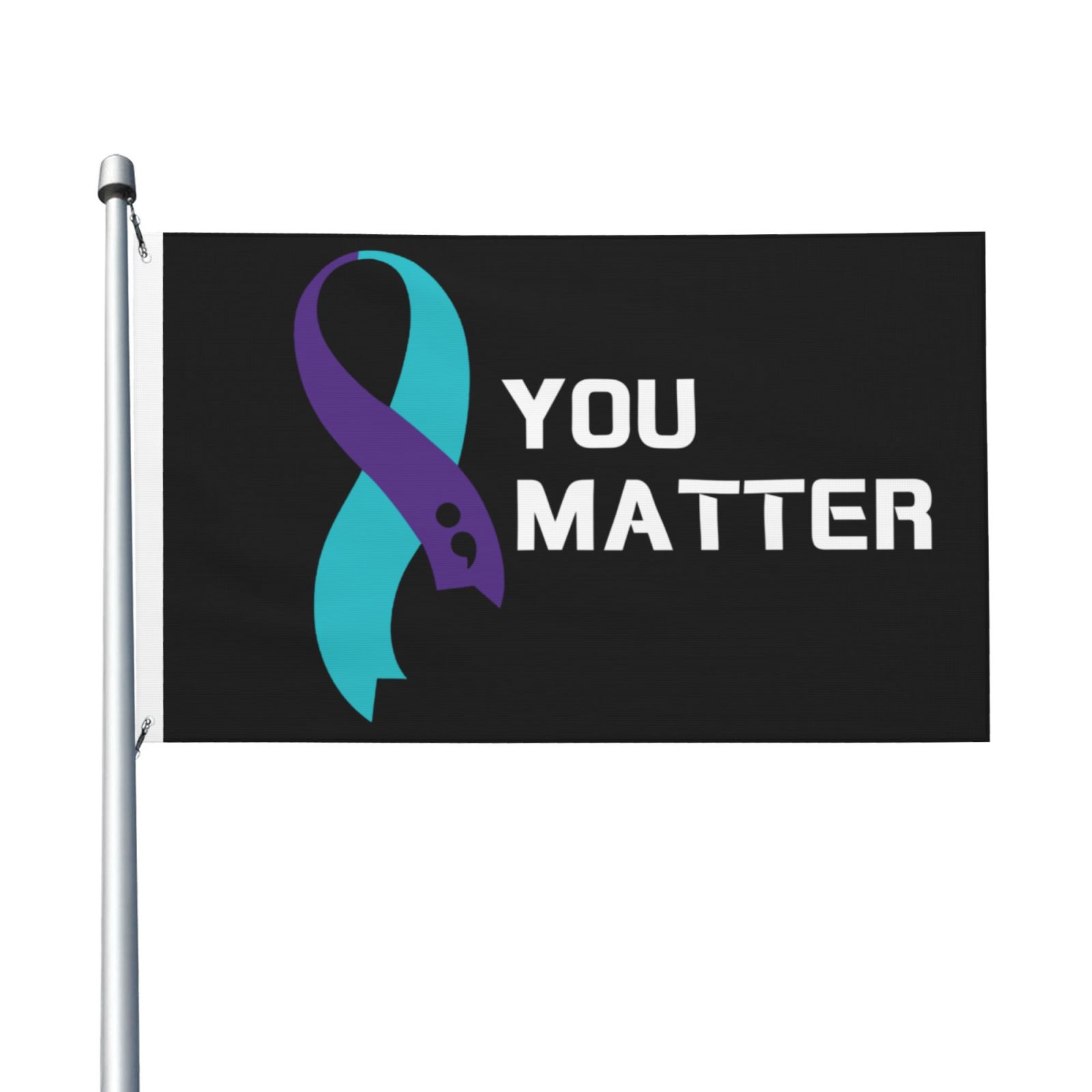 Suicide Prevention Awareness Flag 3x5 Ft Double-Sided Flag Outdoor Sign ...