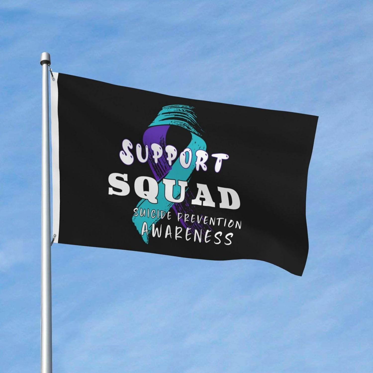 Suicide Prevention Awareness Support Squad Garden Yard House Flags ...