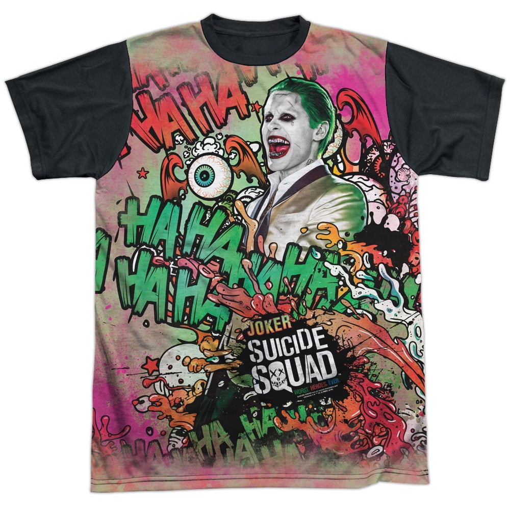 Suicide Squad Joker Psychedelic Cartoon Unisex Adult Halloween Costume ...