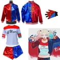 Suicide cosplay Costumes Quinn Squad Harley Monster T Shirt coat Jacket ...