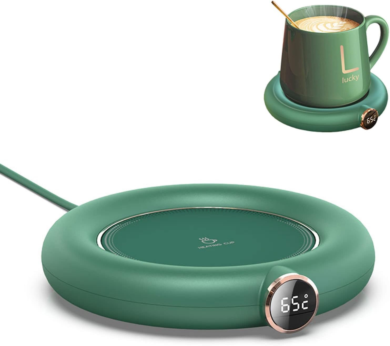 Suicune Electric Cup Warmer Temperature Control Smart Coaster for Hot ...