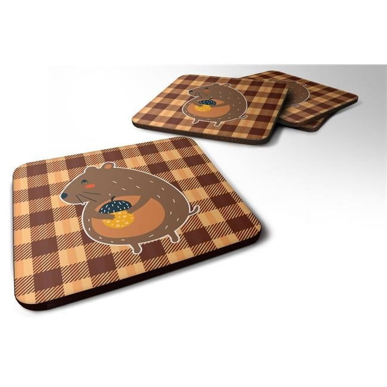 Suirrel With a Nut Foam Coasters - Set of 4 - Walmart.com