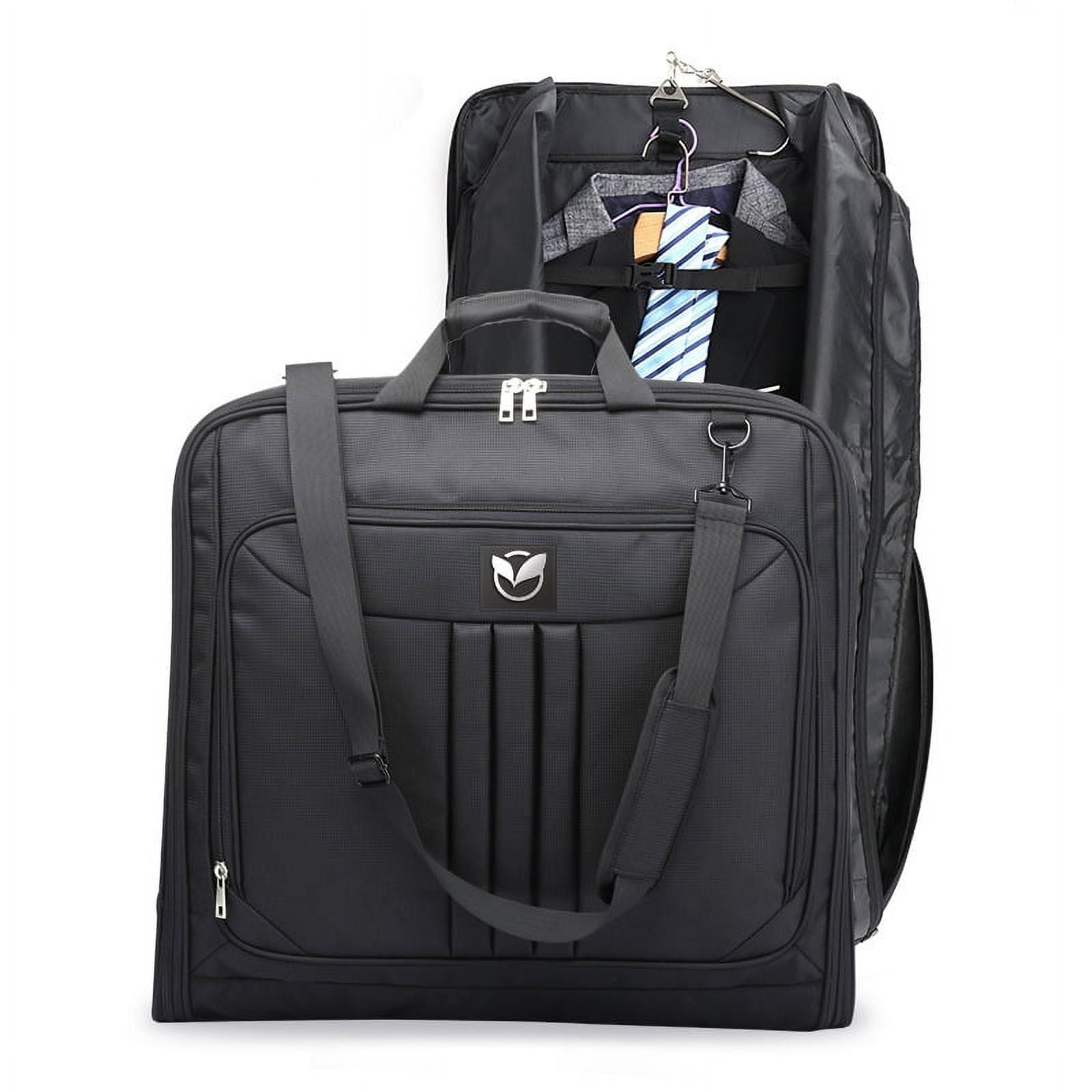 Suit Carry On Garment Bag for Travel & Business Trips With Shoulder ...