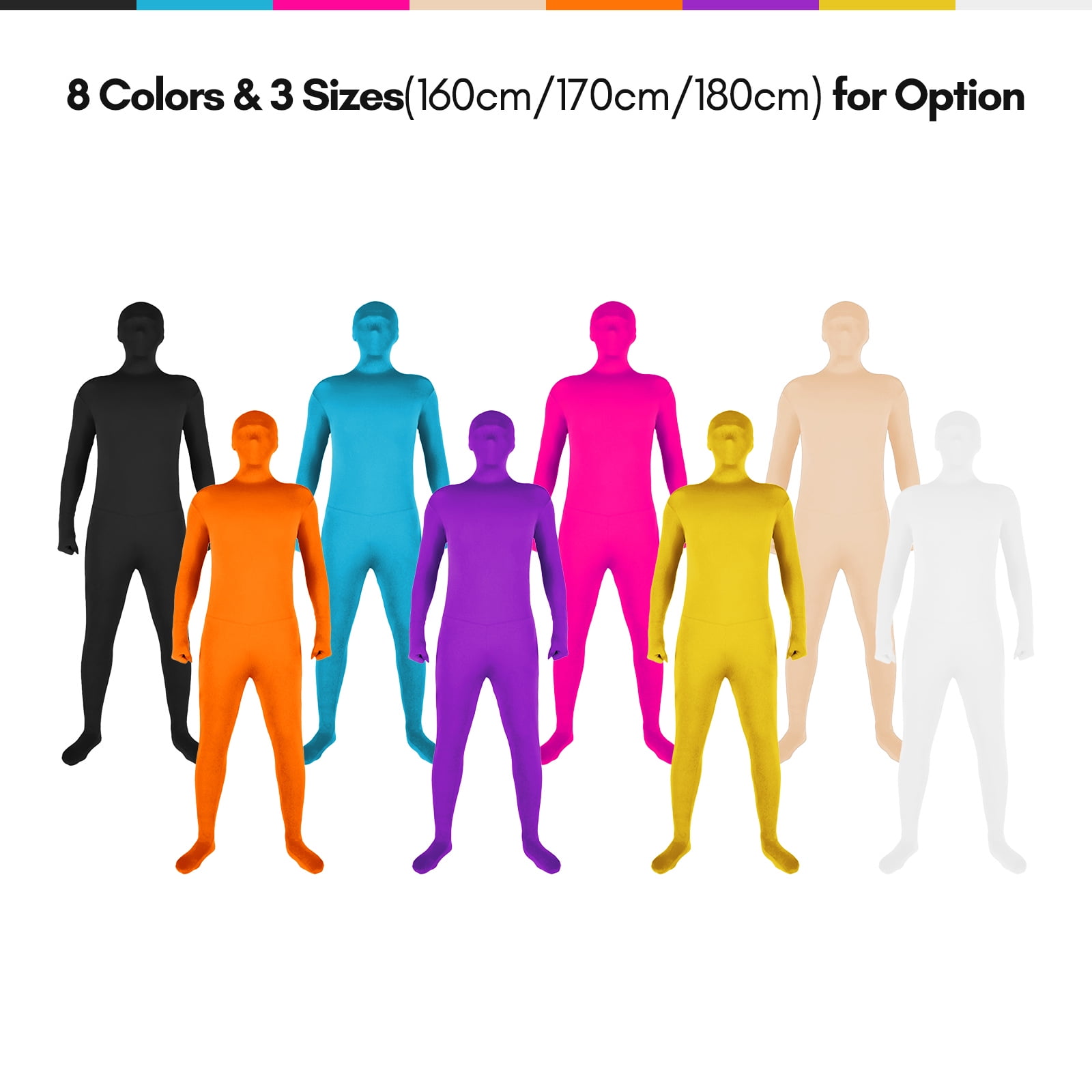 Suit Full Body Photography Chromakey Suit Unisex Adult Bodysuit Stretch Costume For Photo Video ...