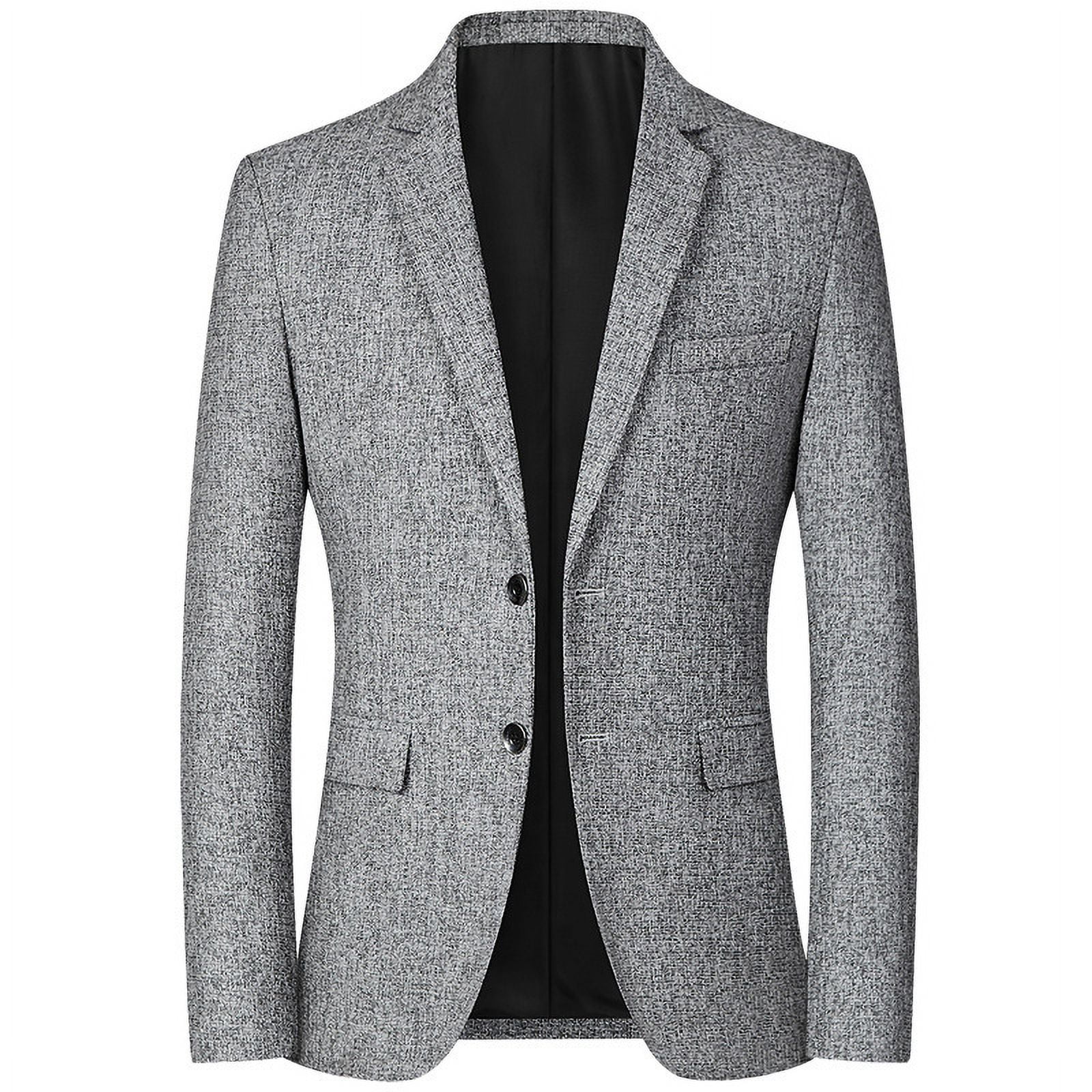 Suit Jacket Men'S Casual Suit Spring Thin Middle-Aged Single Western Jacket Handy Western Dad'S ...