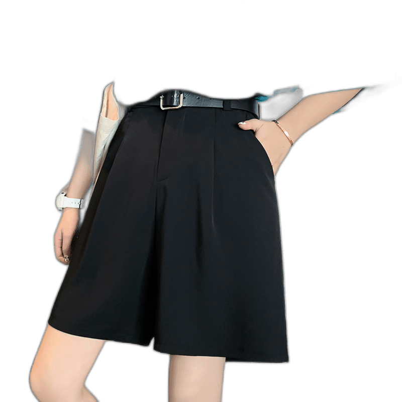 Suit Shorts Womens Summer Loose Large Size Spring And Autumn Wearing High Waisted Five Point