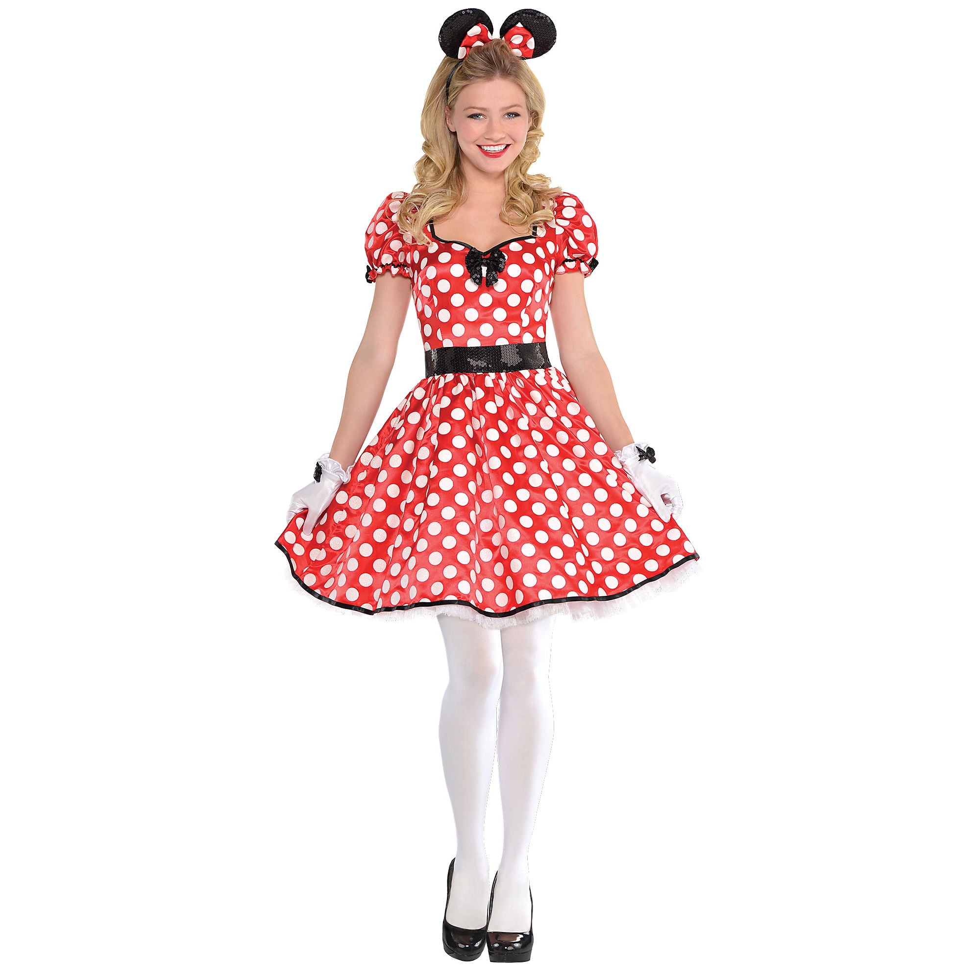 Suit Yourself Sassy Minnie Mouse Halloween Costume for Women, Includes ...